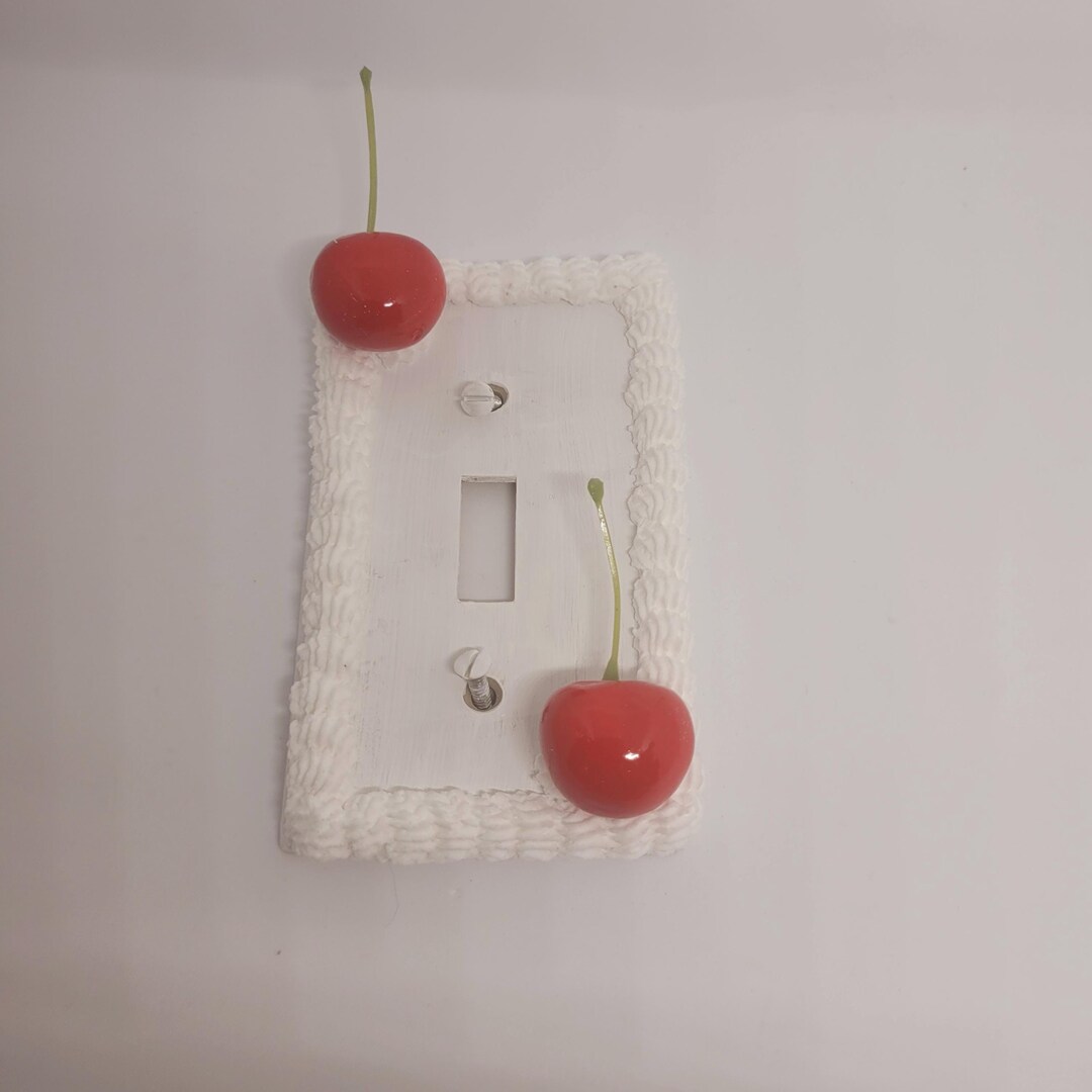 Light Switch Cake Cherry Decor, Cake Frosting Light Switch, Sweet Decor ...