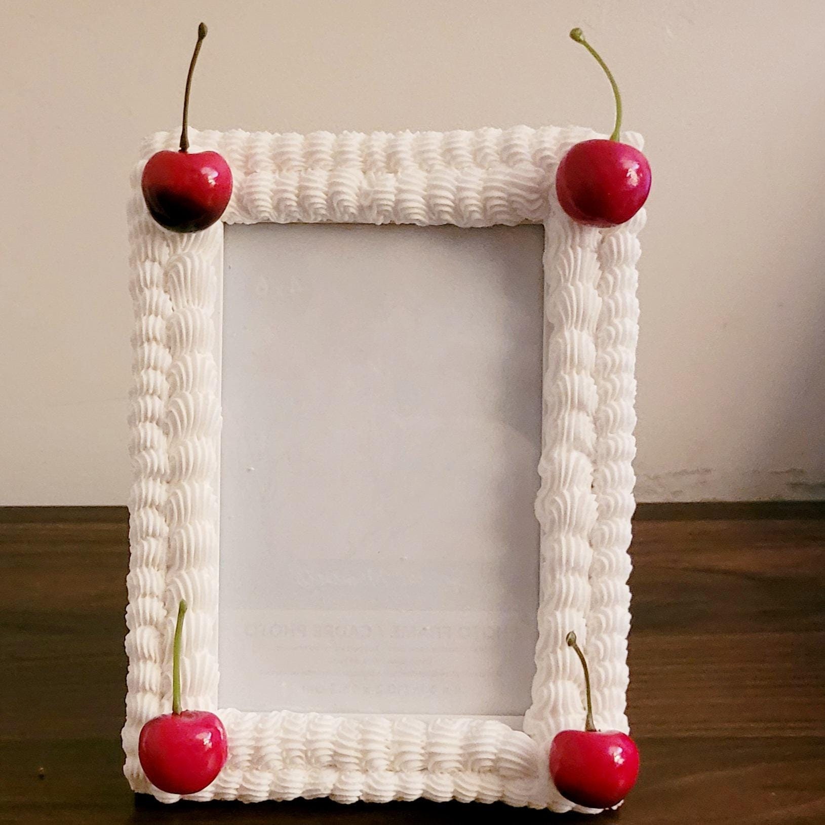 Classic Cake Picture Frame, Cherry Picture Frame, Classic Frosting ...