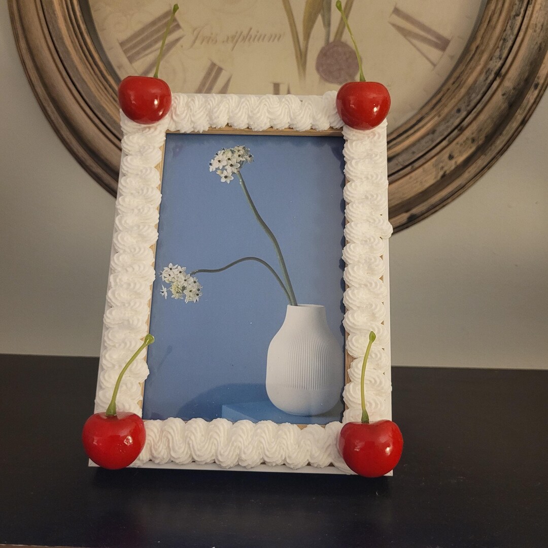 Classic Cake Picture Frame, Cherry Picture Frame, Classic Frosting ...
