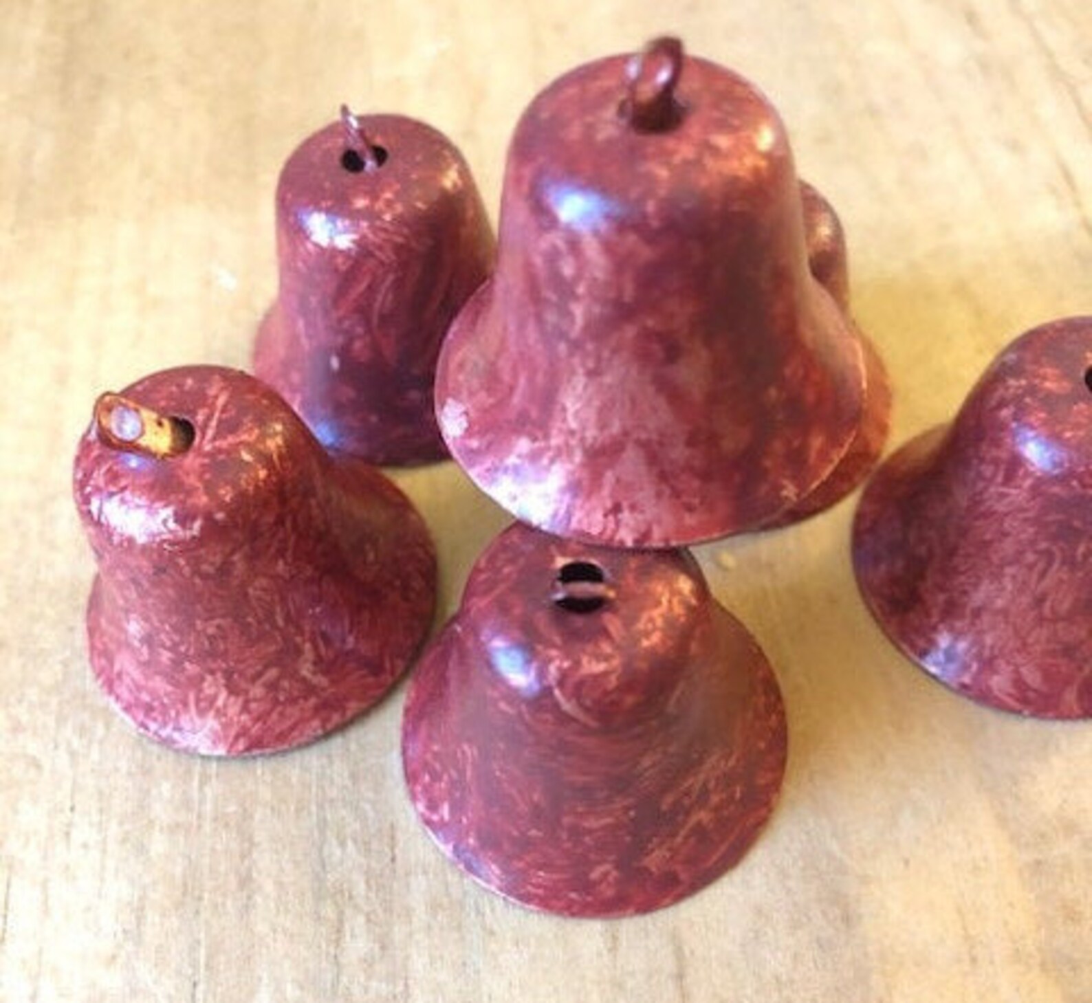 Bell Liberty Bell BARNYARD RED Medium Size Washed Finish Metal | Etsy