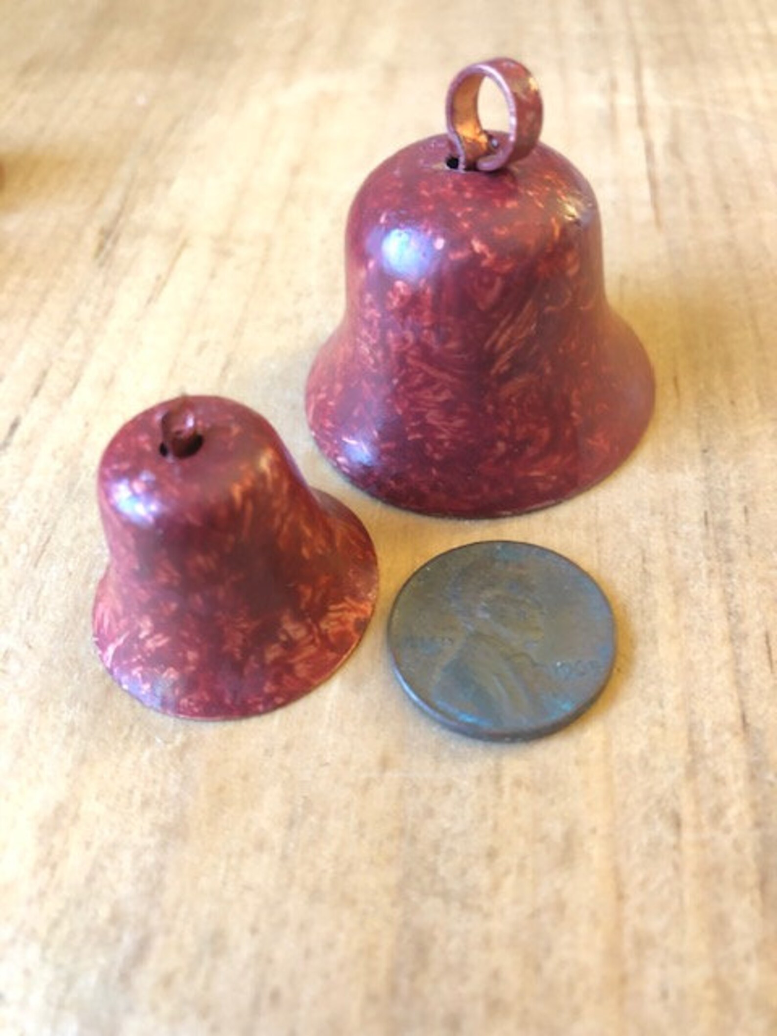 Bell Liberty Bell BARNYARD RED Medium Size Washed Finish Metal | Etsy