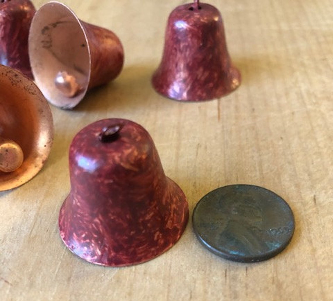 Bell Liberty Bell BARNYARD RED Medium Size Washed Finish Metal | Etsy