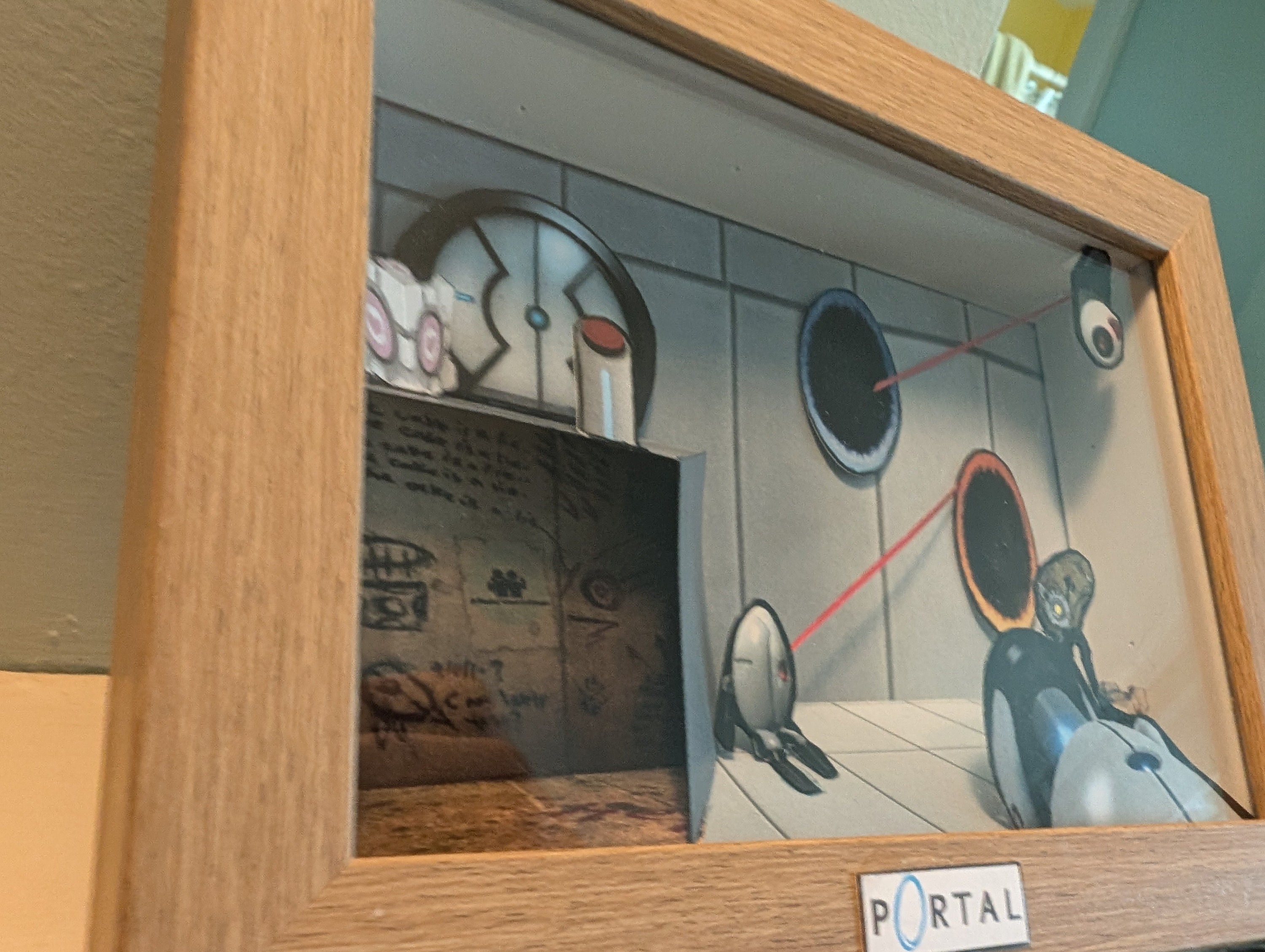 Portal Shadow Box 3D Diorama - Etsy