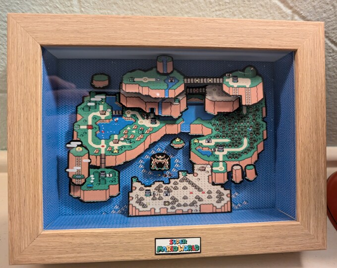 Super Mario World Shadow Box - Etsy Canada