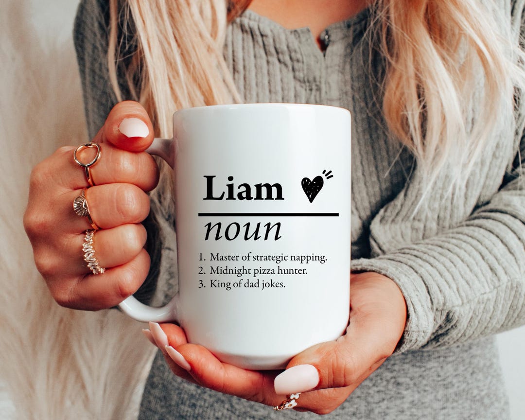 Personalized Name Definition Mug, Name Definition Cup, Custom Name Coffee Mug With Custom ...