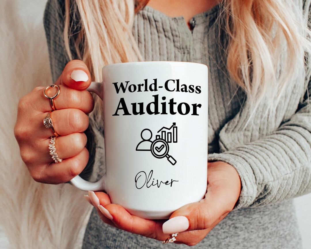 World Class Auditor Mug Custom Name Gift for Auditors Personalized ...
