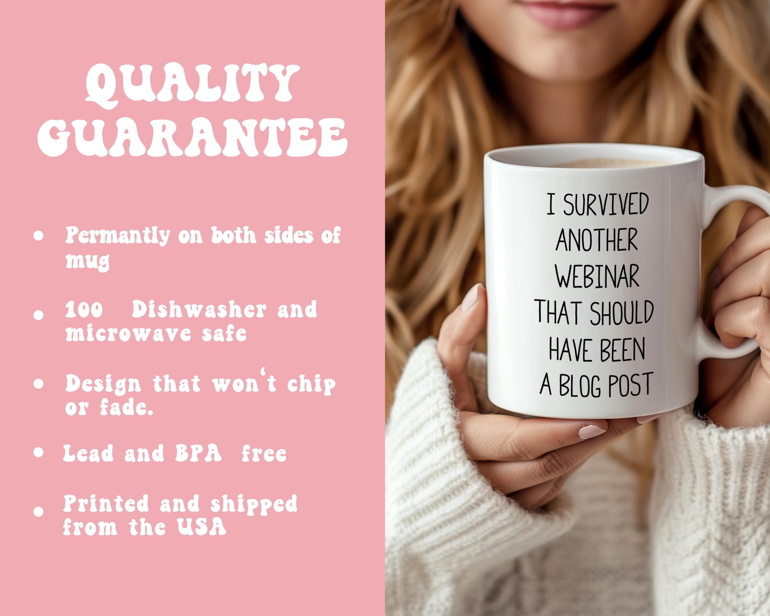 I Survived Another Webinar That Should Have Been A Blog Post Mug Funny ...