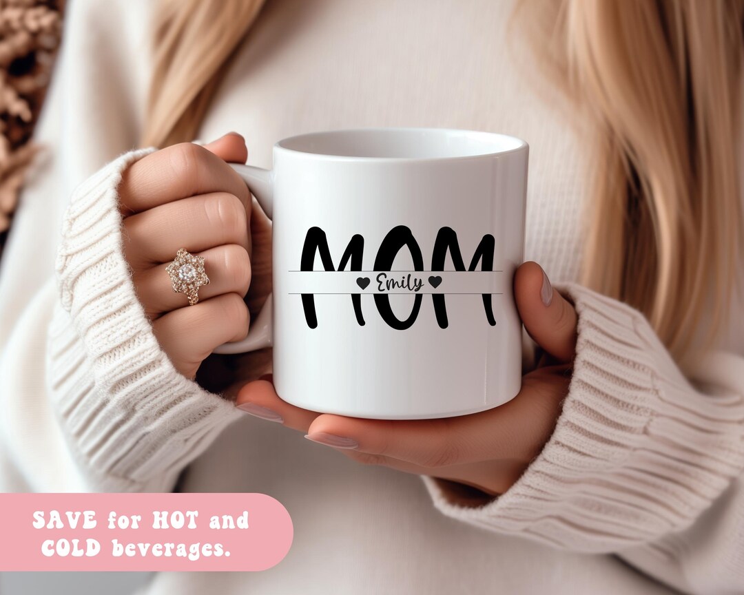 Personalized Mom Coffee Mug, Custom Mug Mom, Mother's Day Gift, Best ...