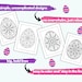 Easter Mandala Coloring Pages, Printable Easter Egg Mandalas for Adults ...