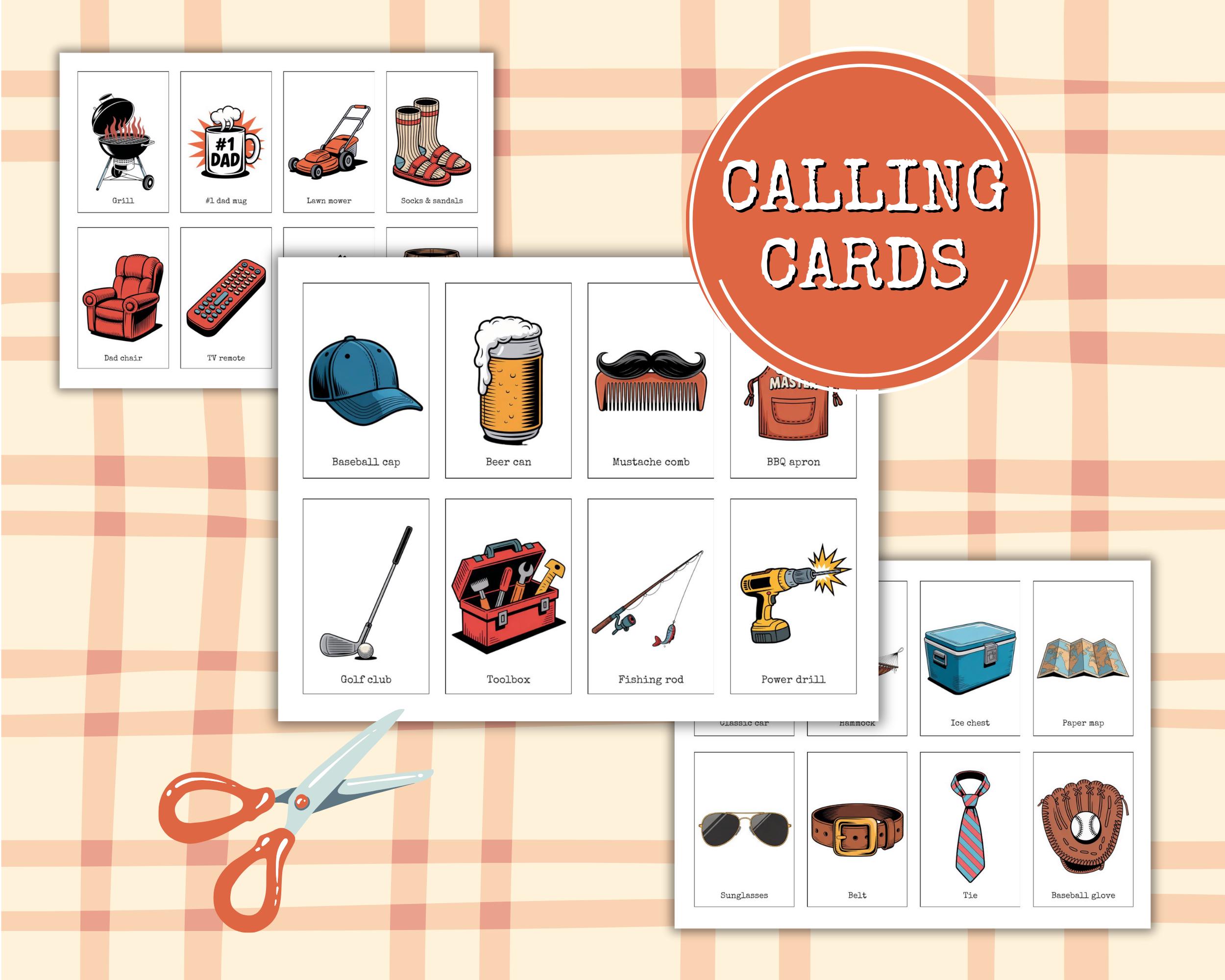 Father's Day Bingo Game, 50 Printable Bingo Cards, Dad Bingo Game, Dad ...