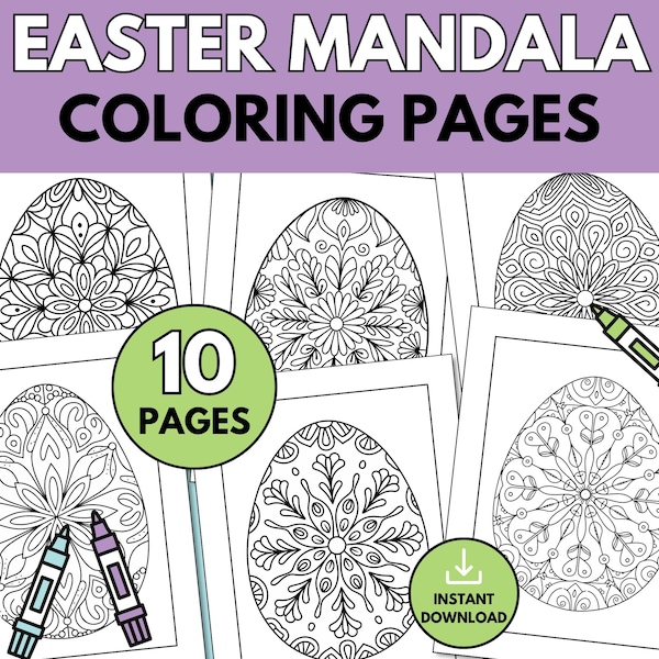 Easter Mandala - Etsy