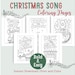 Printable Christmas Coloring Pages Bold and Easy - 10 Christmas Song ...