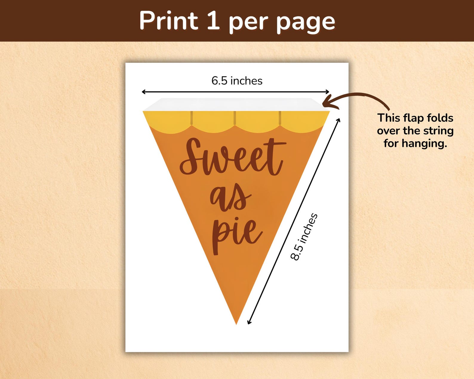 Printable Pie Banner, Pie Garland, Thanksgiving Decorations, Fall ...