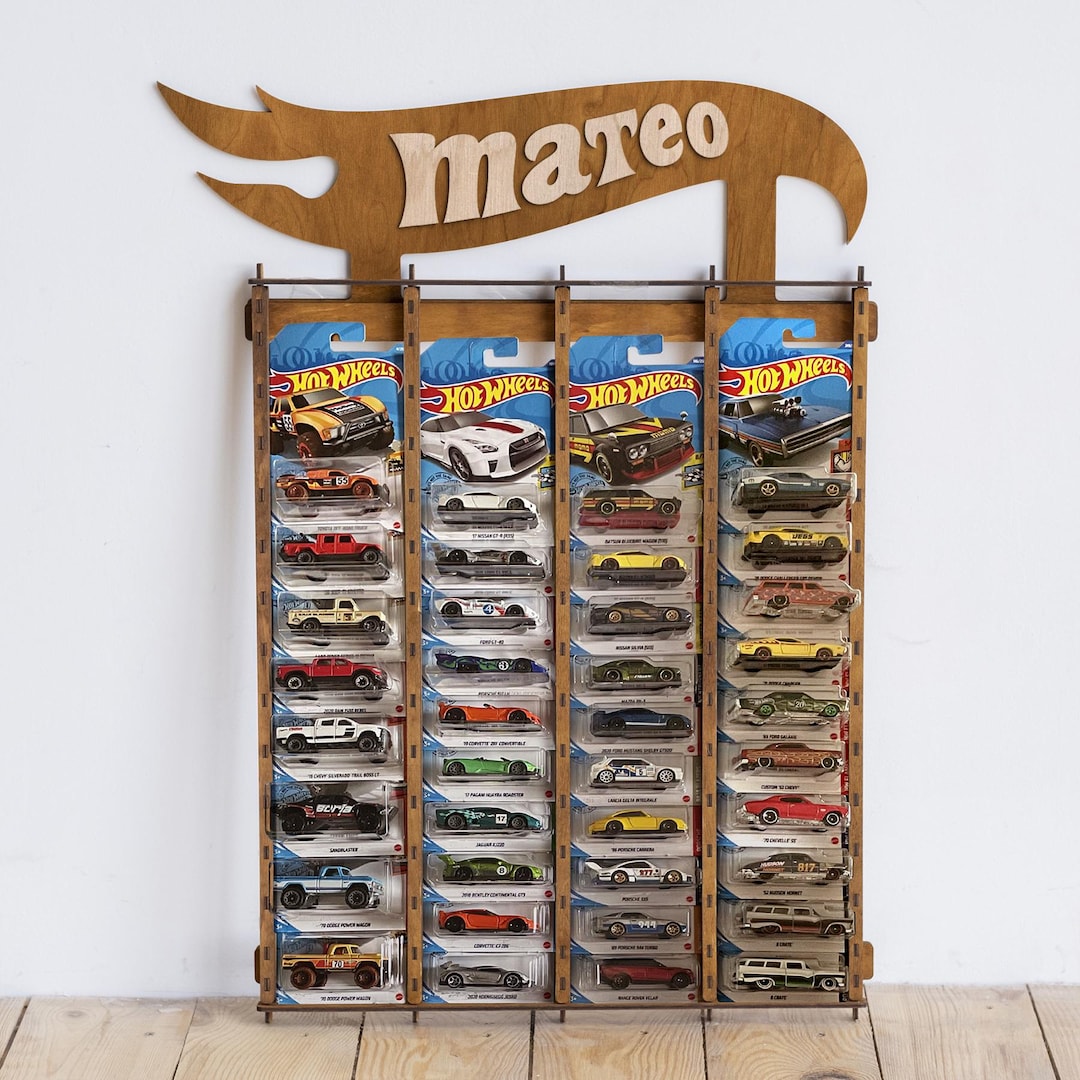 Personalized Toy Car Storage, Toy Car Holder Storage, Toy Car Shelf ...