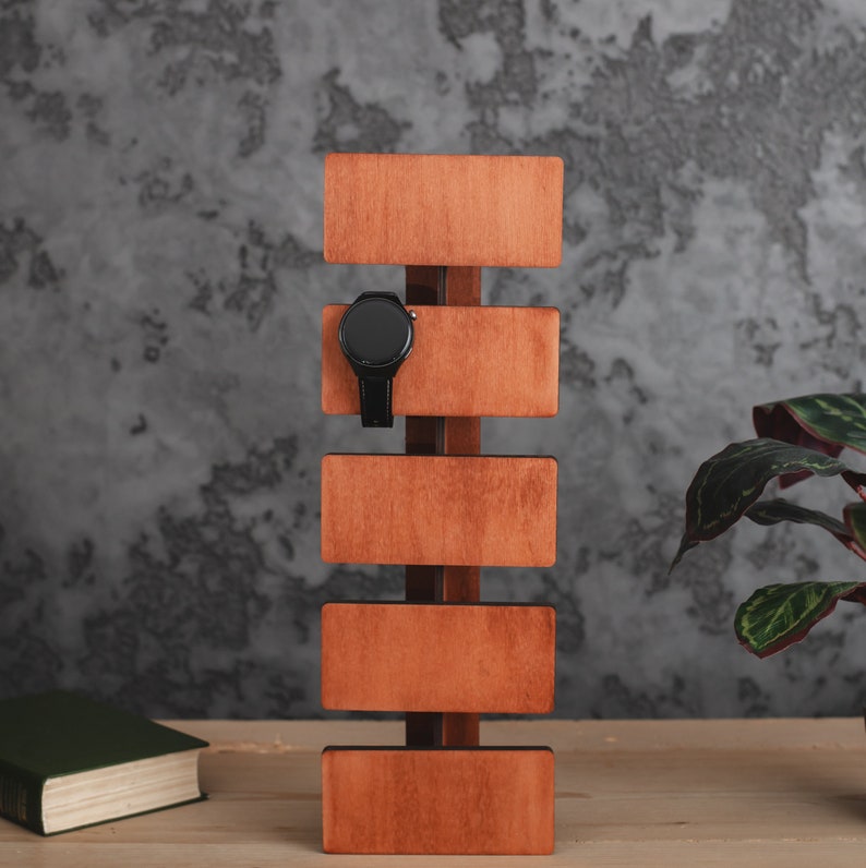 Wood Watch Stand, Watch Wall Display, Watch Organizer for Man, Watch ...
