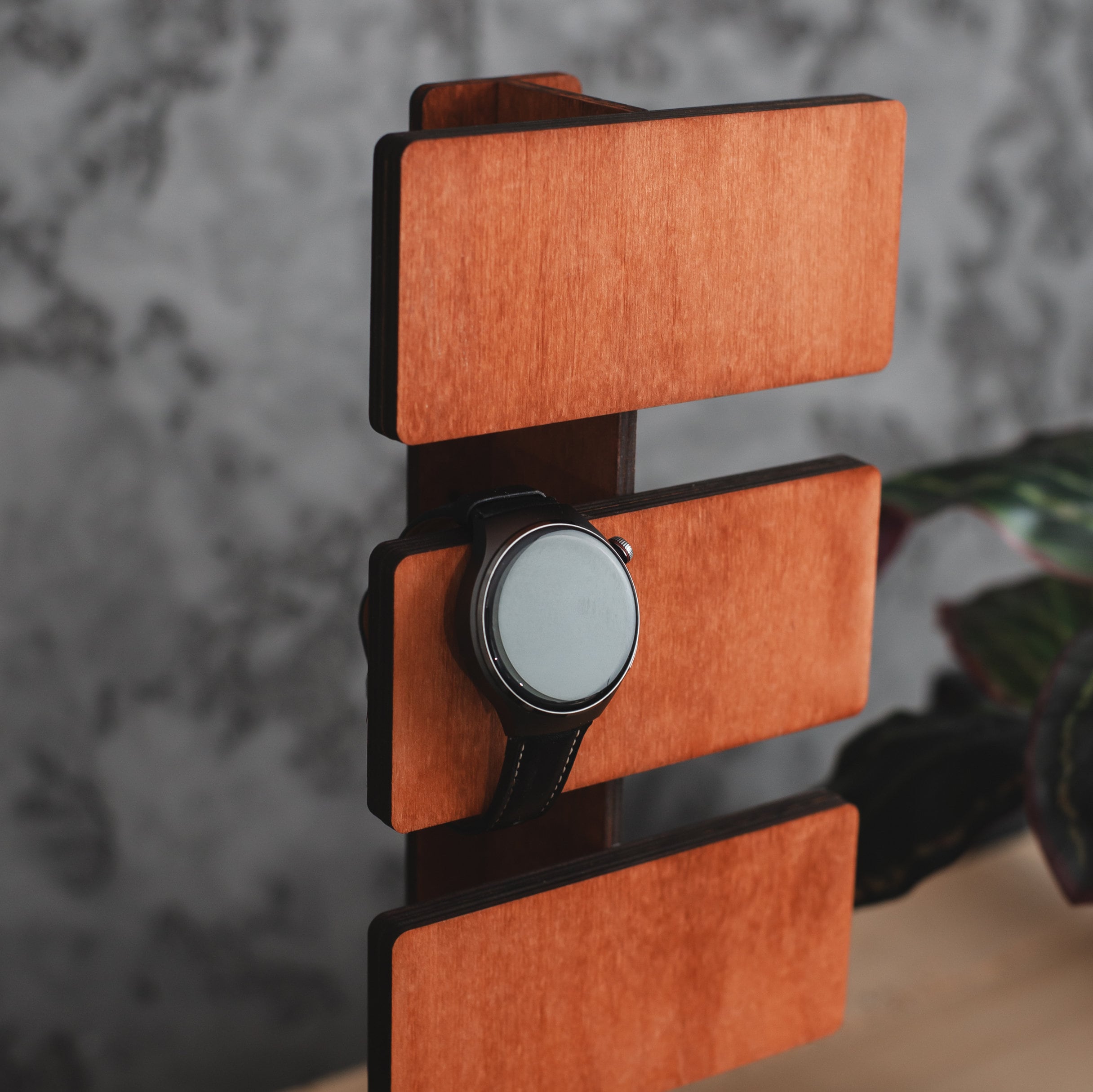 Wood Watch Stand, Watch Wall Display, Watch Organizer for Man, Watch ...