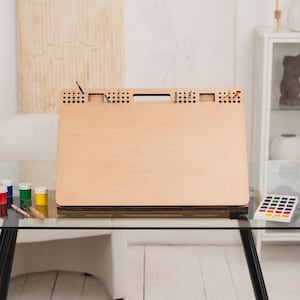 Adjustable Drawing Board, Painting Easel Stand, Portable Lap Easel ...