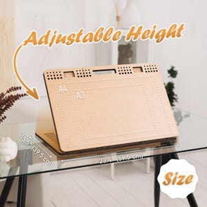 Adjustable Drawing Board, Painting Easel Stand, Portable Lap Easel ...