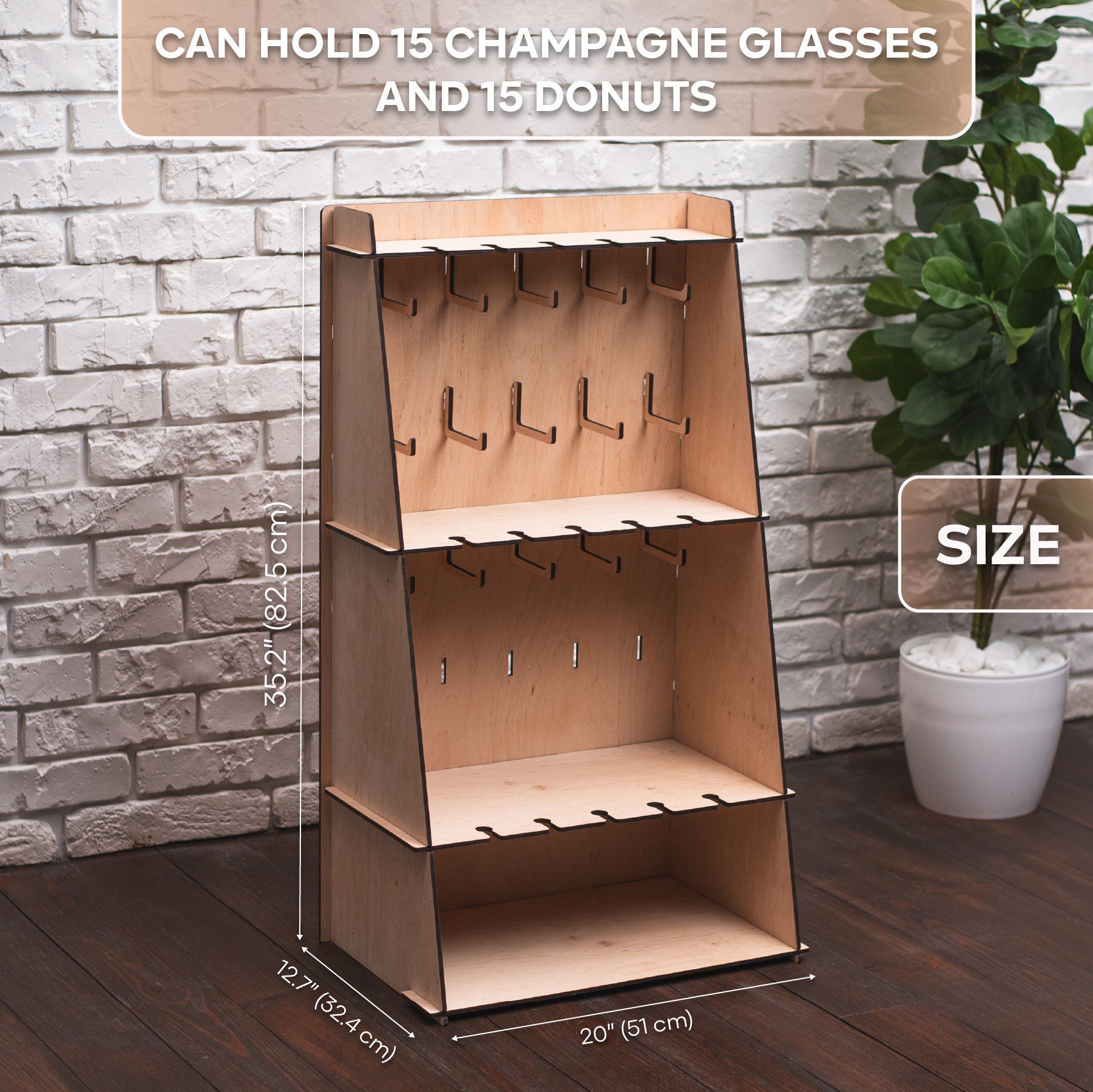 Champagne Wall Shelves, Donut Wall for Wedding, Champagne Wall Wedding ...