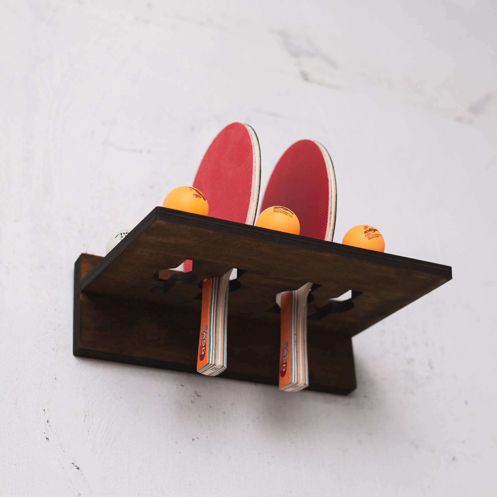 Ping Pong Paddle and Ball Holder, Ping Pong Wall Rack, Ping Pong ...