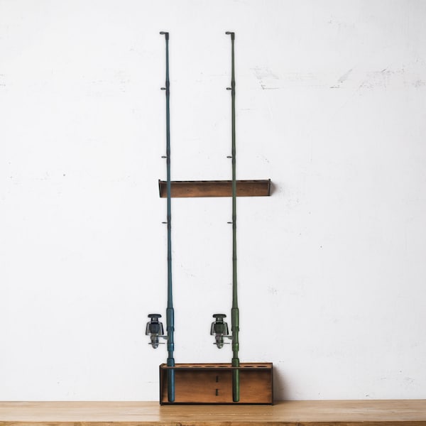 Fishing Rod Wall Mount - Etsy