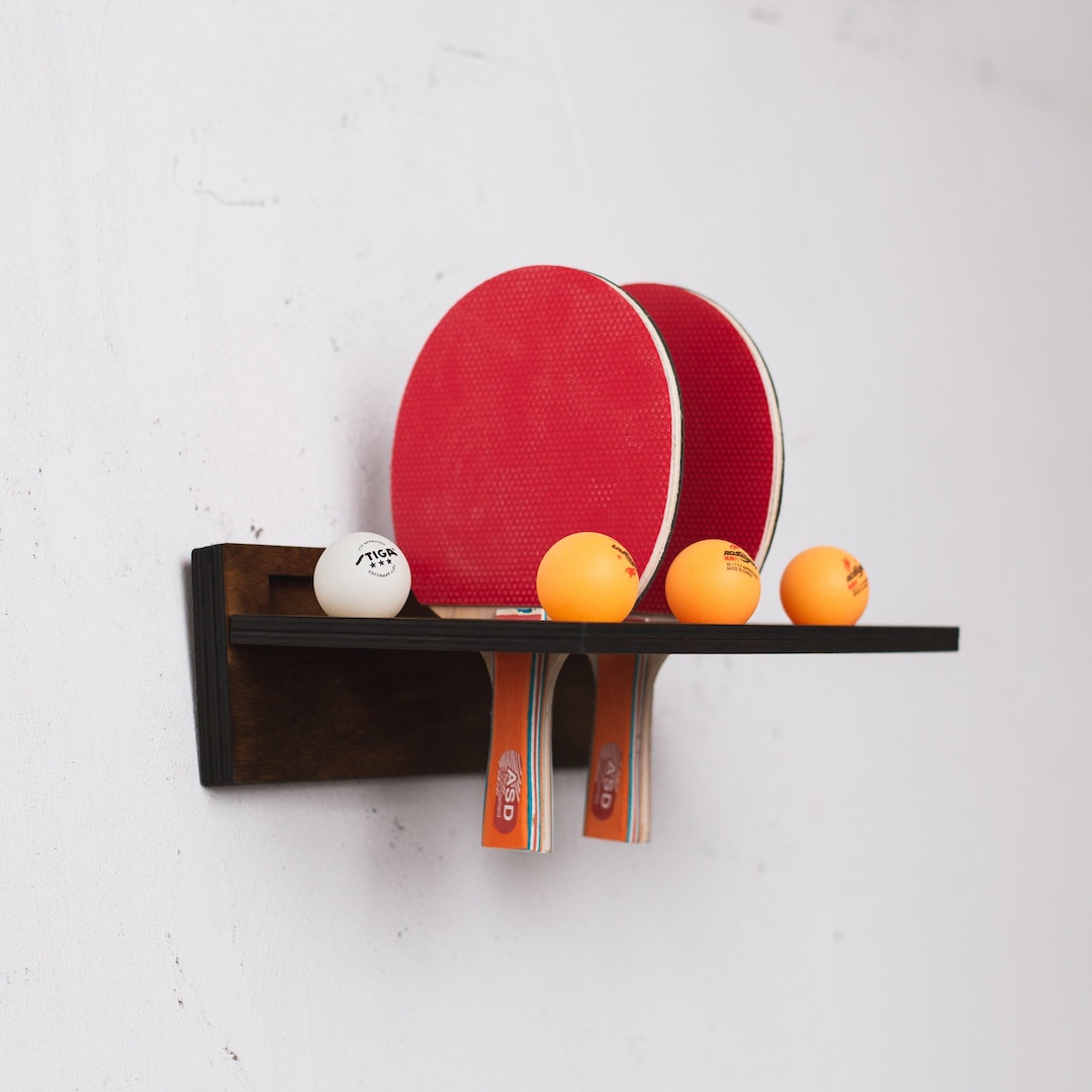 Ping Pong Paddle and Ball Holder, Ping Pong Wall Rack, Ping Pong ...