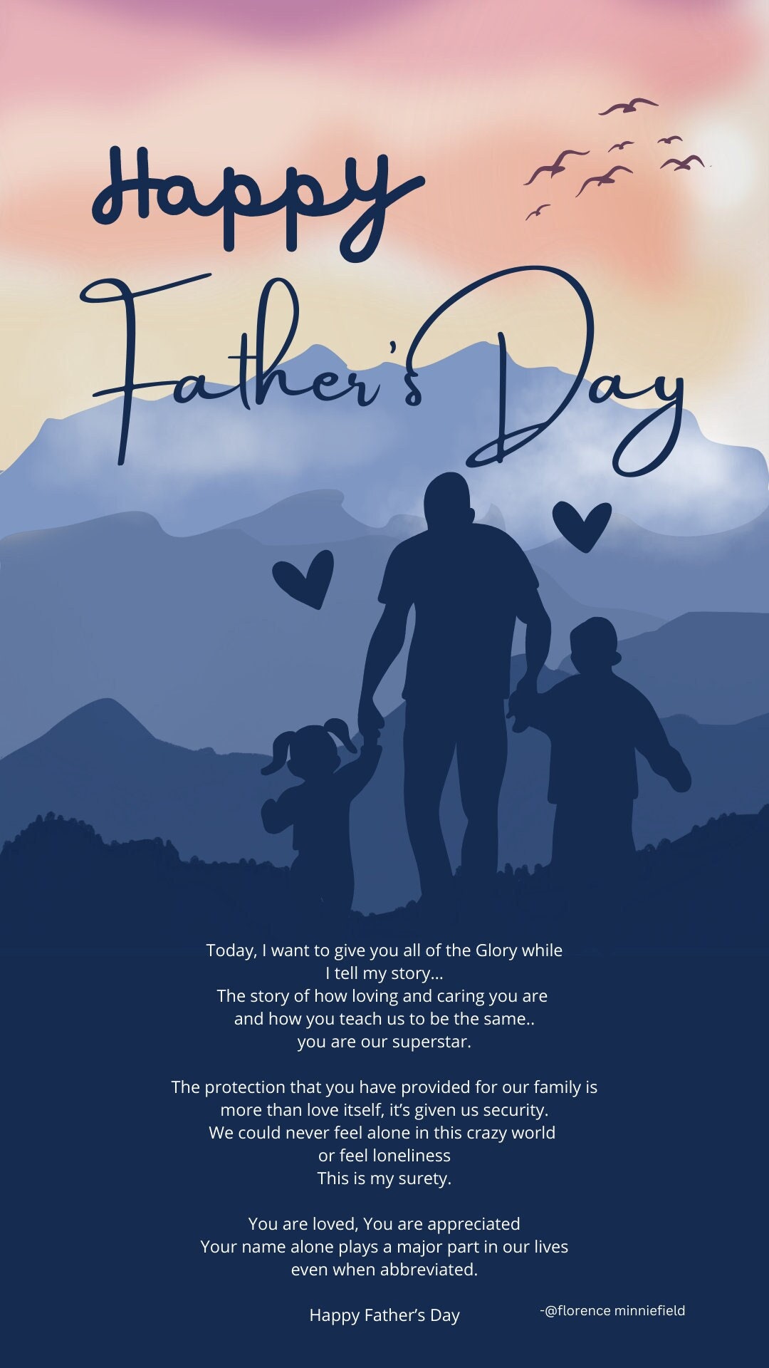 Father's Day Poem, Customized Poem, Digital Print, Personalized Poem ...