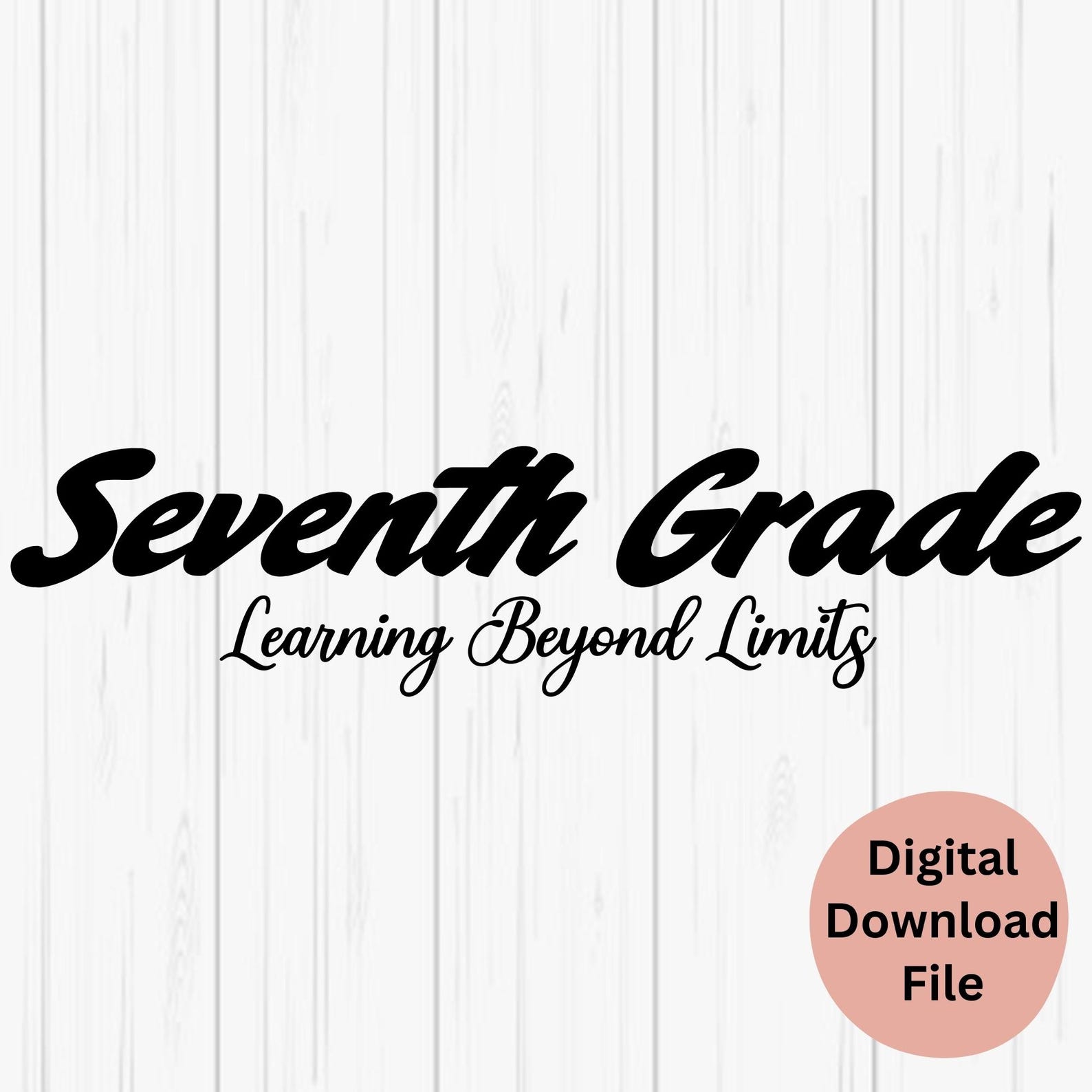Seventh Grade SVG, 7th Grade Svg, 7th Grade PNG, 7th Grade Digital File ...