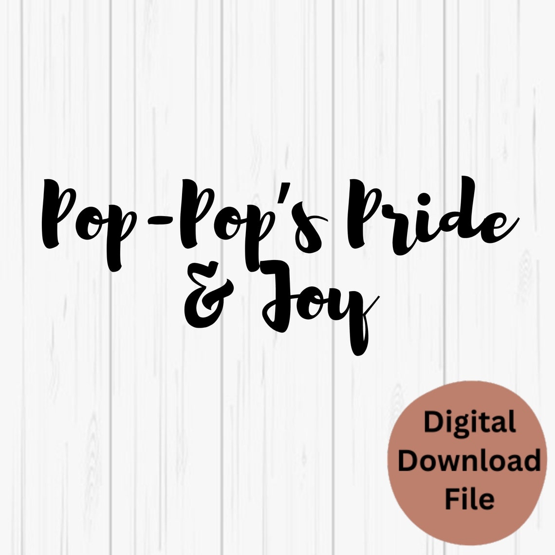 Pop Pop SVG, Pop-pop PNG, Pop-pop's Pride & Joy, Digital Files for ...