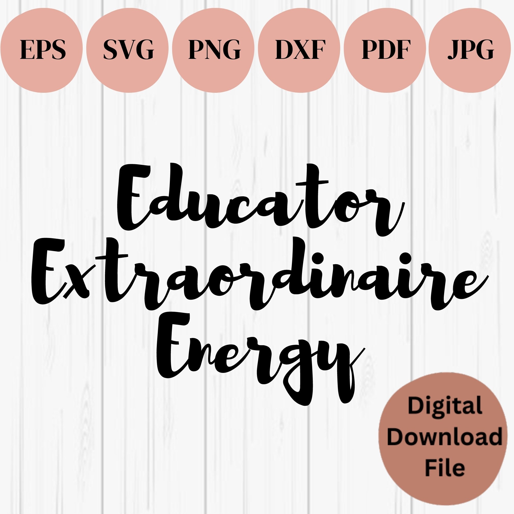 Educator SVG, Educator PNG, Teacher Digital File, Fun Teaching SVG, Fun ...
