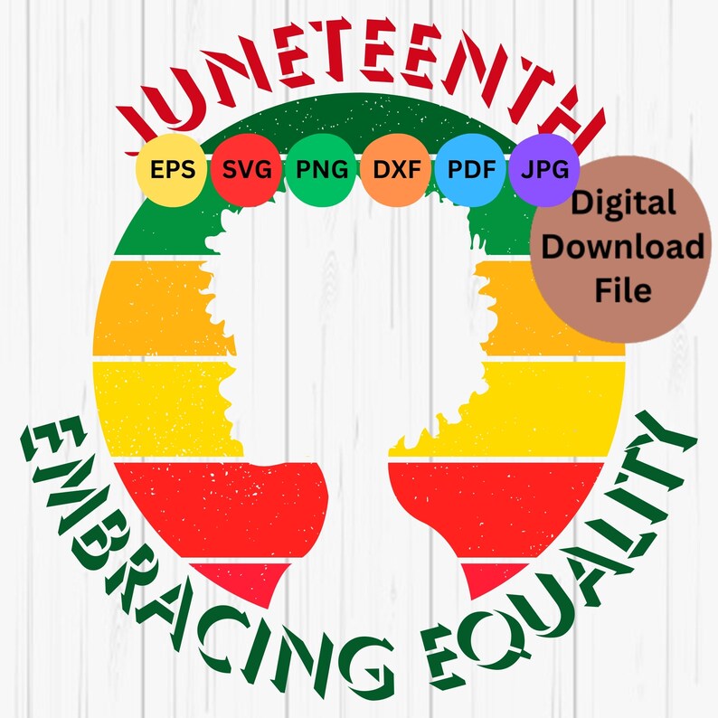 Juneteenth SVG Bundle, Juneteenth PNG Bundle, Juneteenth Digital File ...