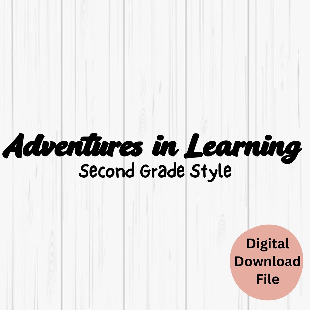 Second Grade SVG, Second Grade Svg, 2nd Grade PNG, 2nd Grade Digital ...