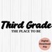 Third Grade SVG, 3rd Grade Svg, 3rd Grade PNG, 3rd Grade Digital File ...
