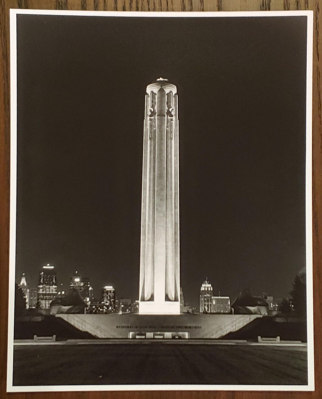 Kansas City Liberty Memorial 8x10 Darkroom Print - Discounted Due to ...