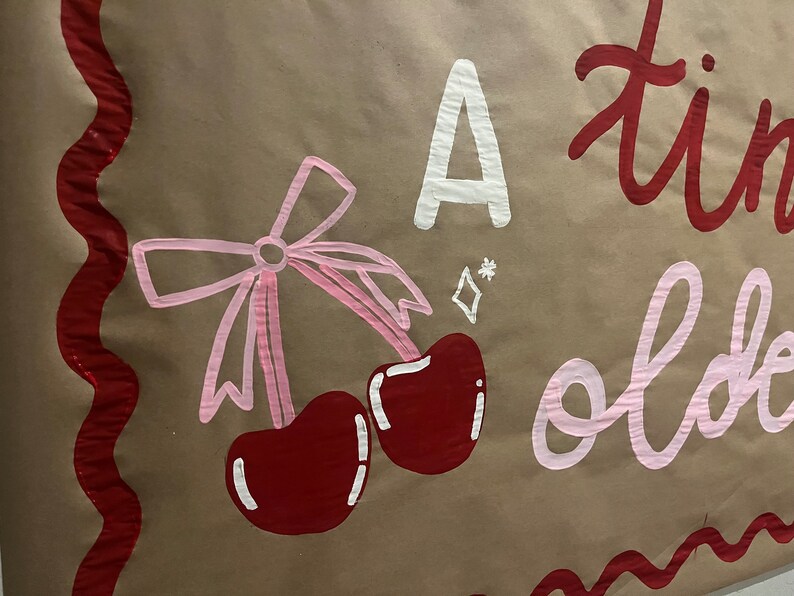 Tini Bit Older Birthday Banner, Martini, Adult Birthday Decorations ...