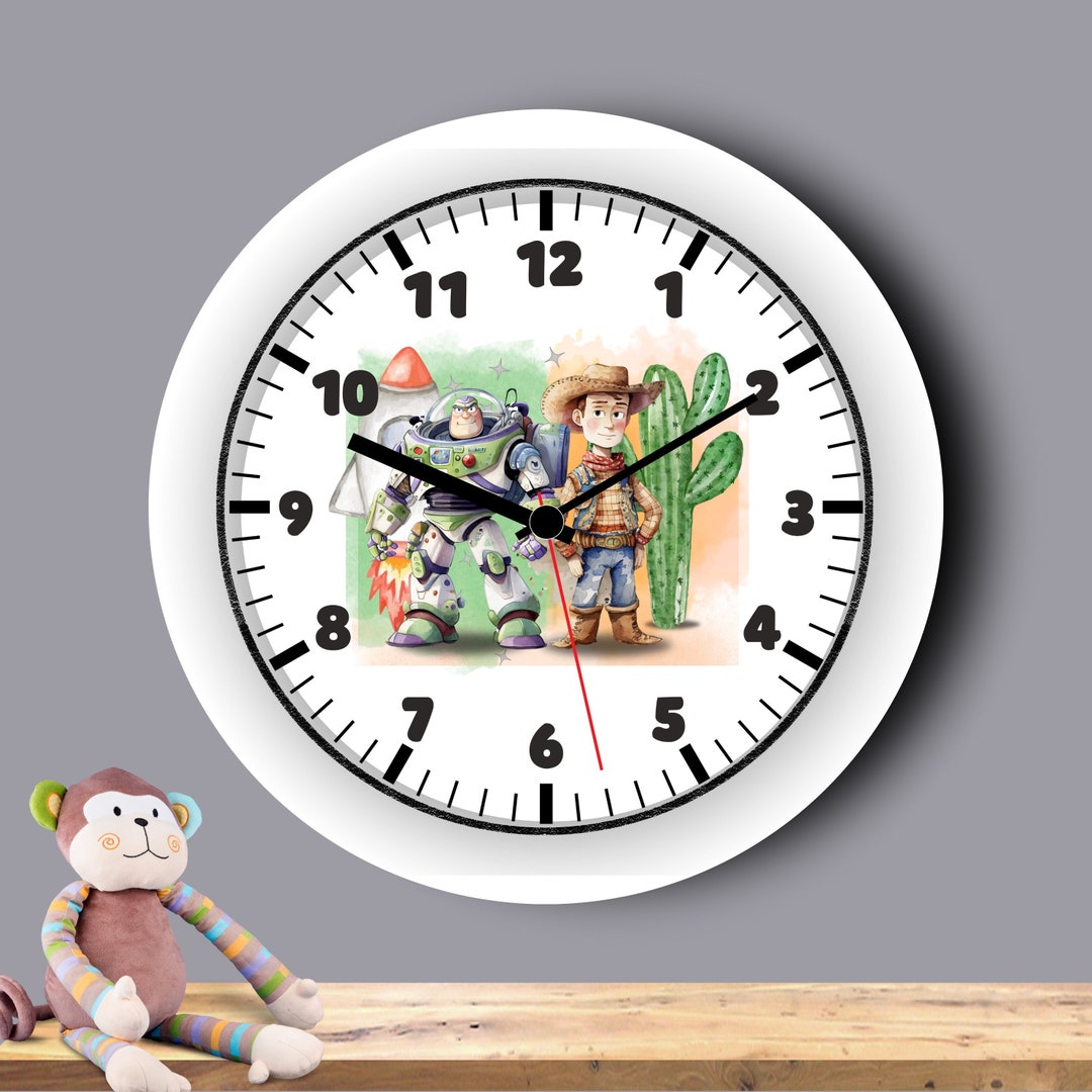 Toy Story Clock , 9x9 Silent Clock , Wall Decor - Etsy