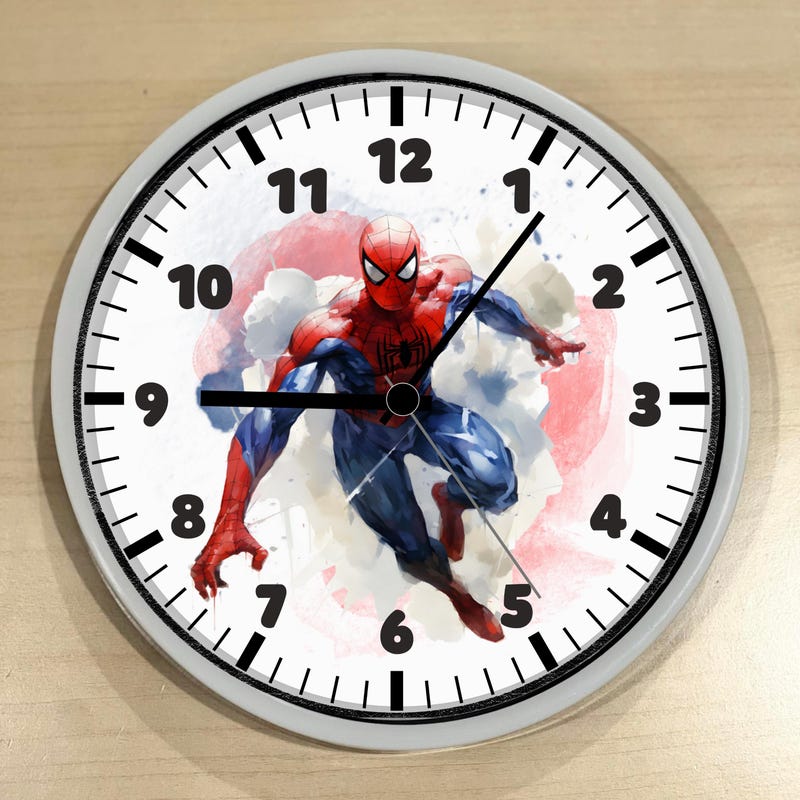 Spiderman Clocks - Etsy