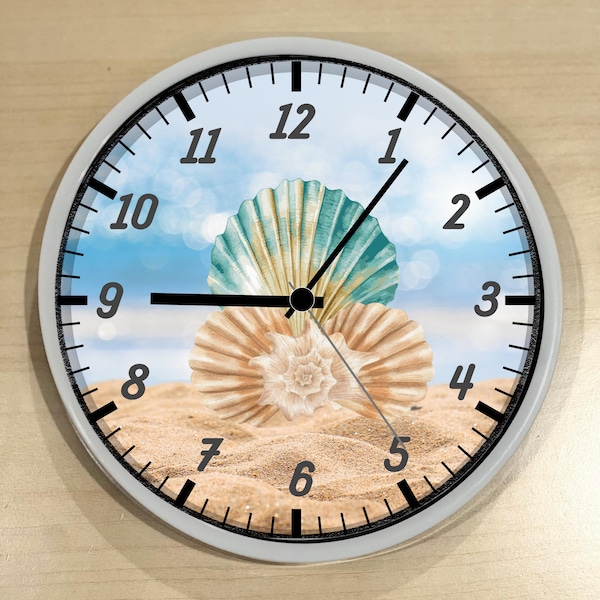 Seashell Clock - Etsy
