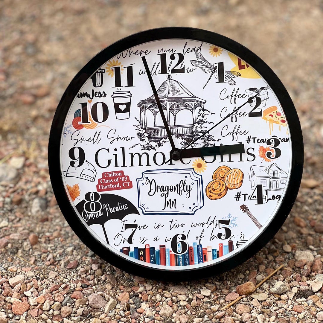 Gilmore Girls Clock: Stars Hollow Wall Decor - Etsy
