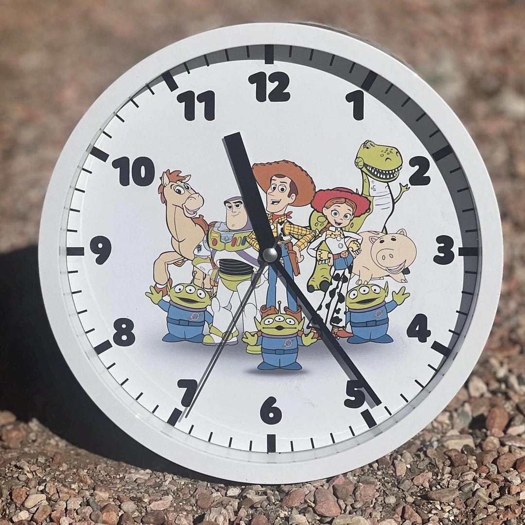 Toy Story Theme Clock: 9" Children's Room Decor - Etsy