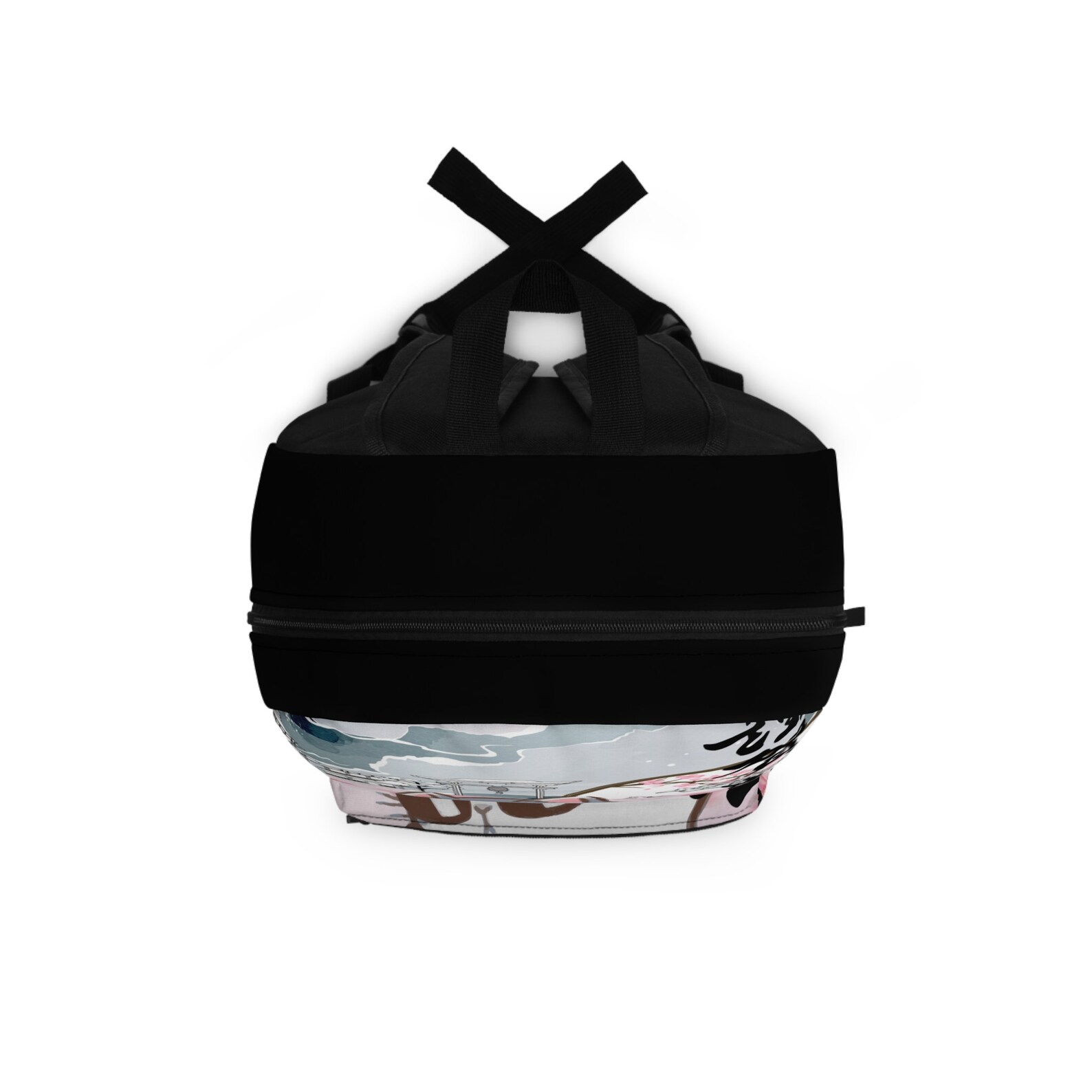 Black Style Cute Cat Kitty Japanese Art Samurai Dab Black Backpack - Etsy