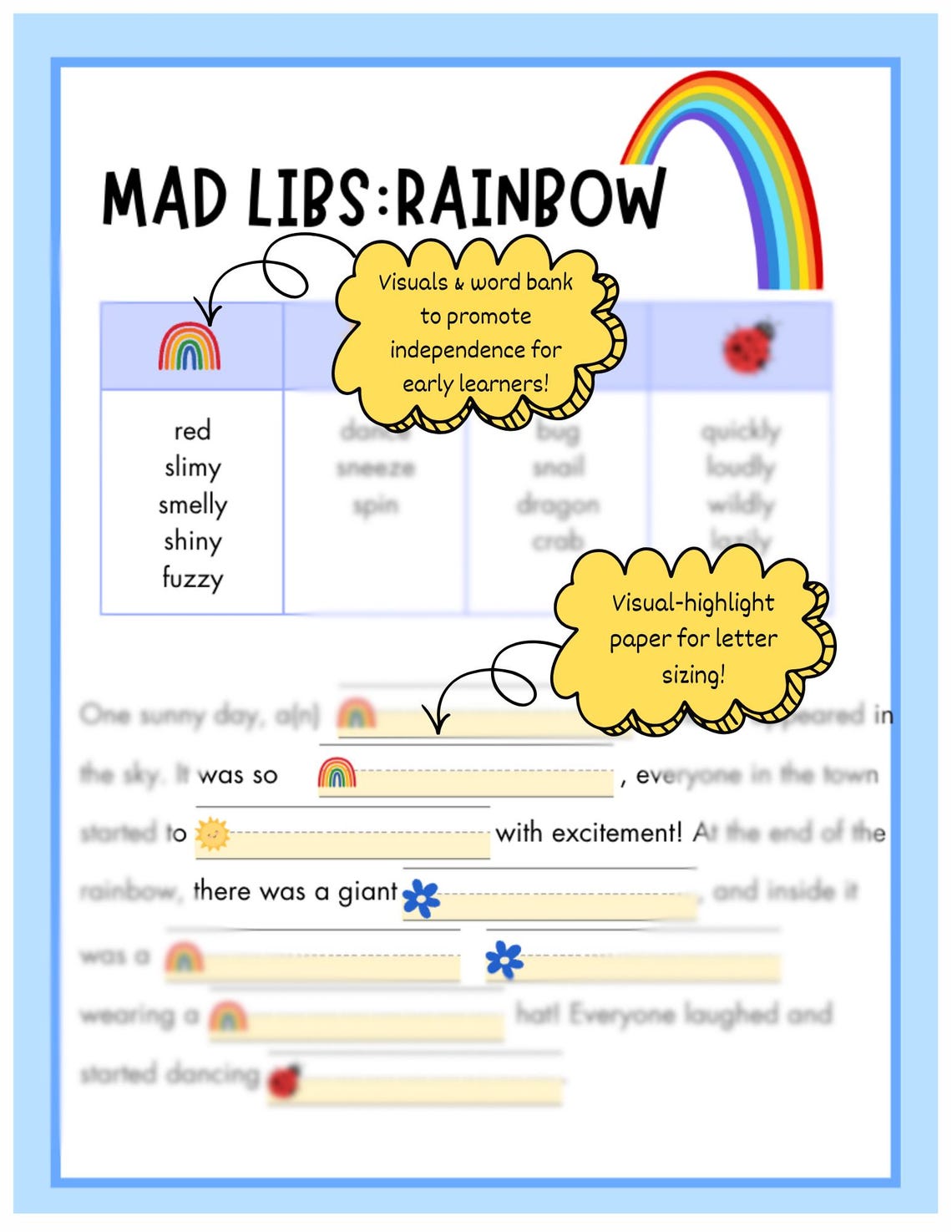 Printable Mad Libs for Kids | March St. Patrick's Day Themed ...