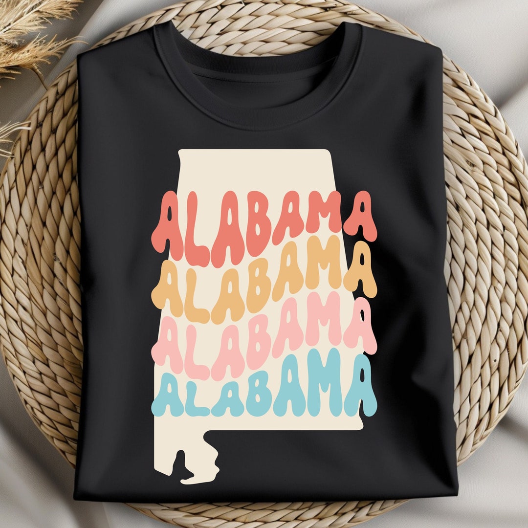 Alabama State Outline Design, PNG SVG PDF (digital Download) - Etsy