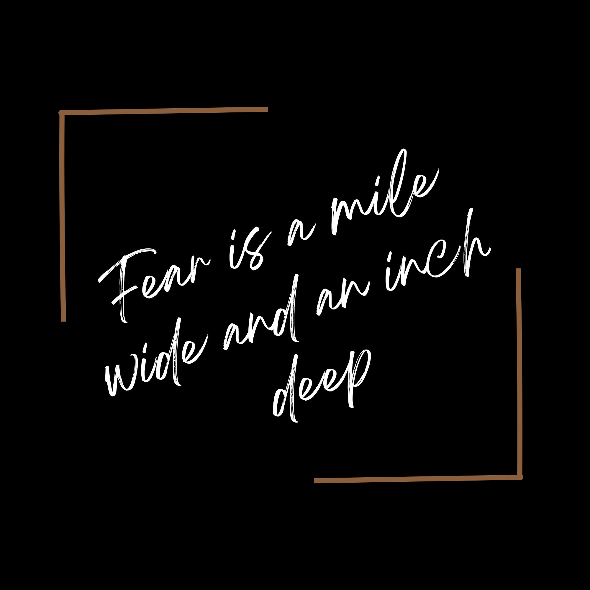 Fear is A Mile Wide SVG, Sublimation Design (digital Download) - Etsy