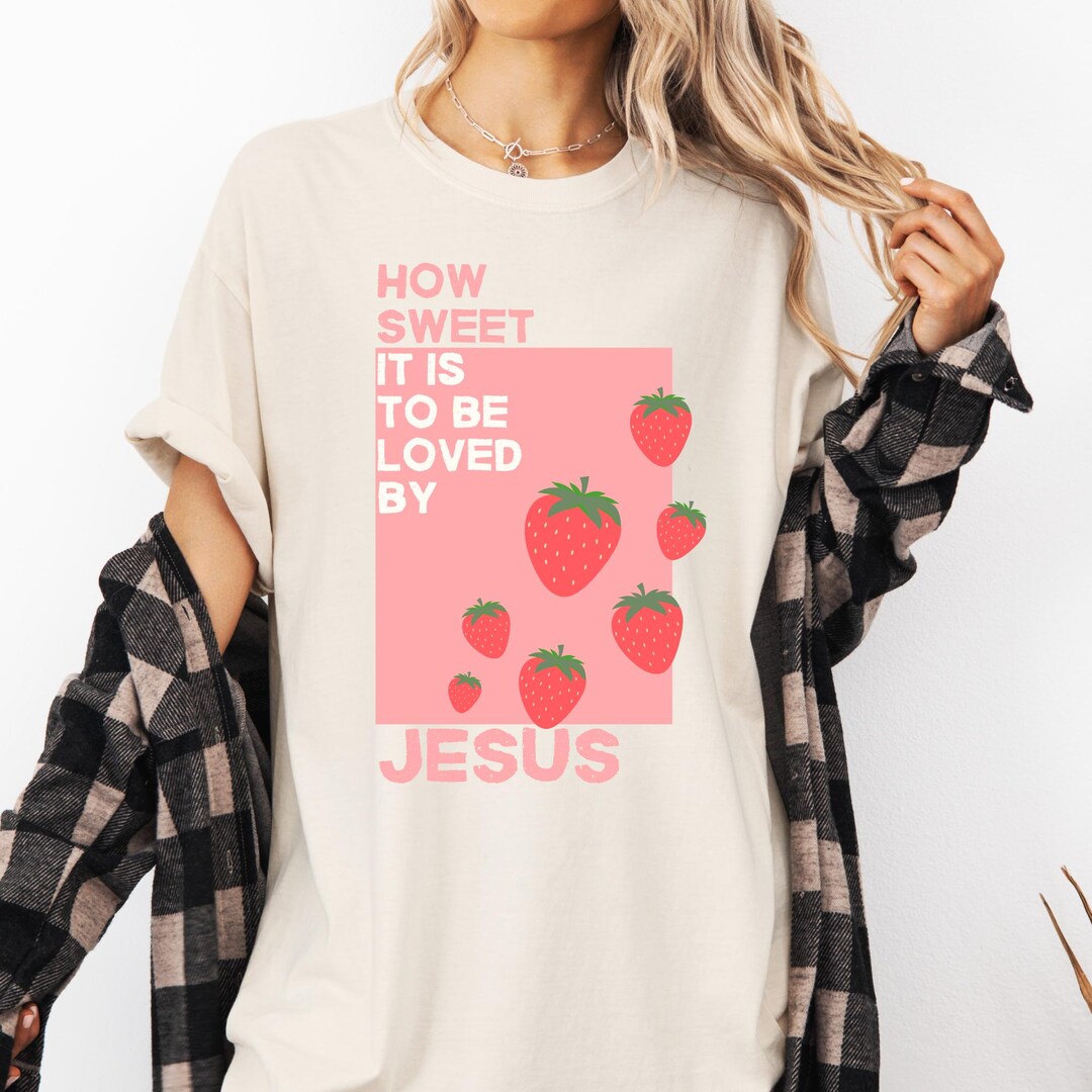 Sweet Jesus Strawberry Design, Christian Faith PNG SVG (digital ...