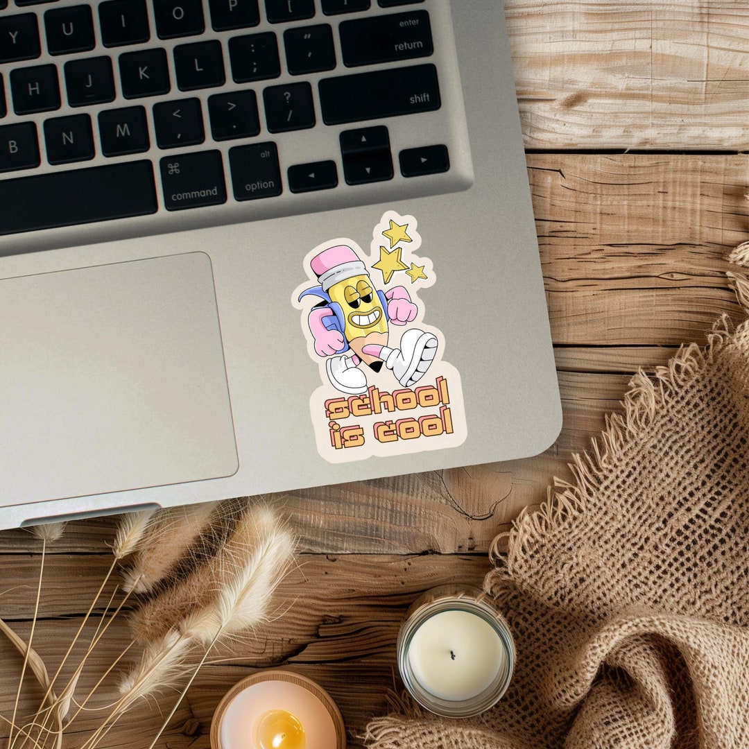 School is Cool Sticker, Teacher Sticker, Kids Sticker, Back to School ...
