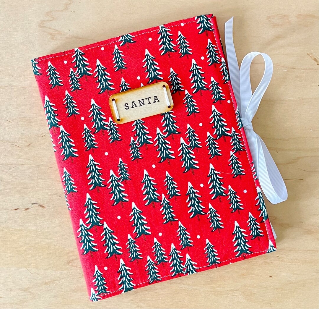 Christmas Card Book, Santa Photo Album, Personalized Christmas Book ...