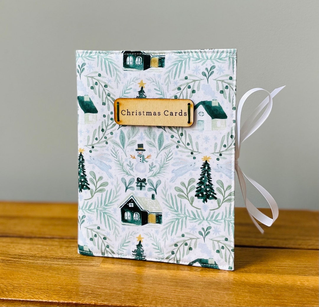 Christmas Card Book, Santa Photo Album, Personalized Christmas Book ...