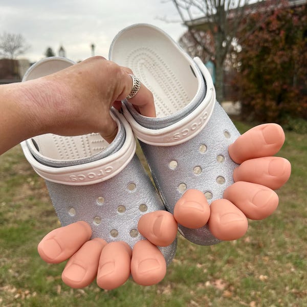 Toe Croc Charms - Etsy