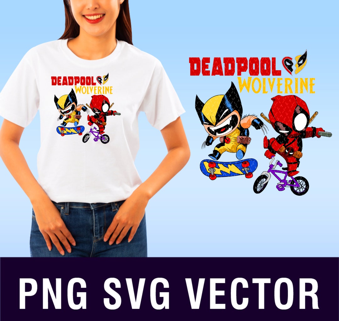 Deadpool & Wolverine SVG - PNG / Deadpool 3 PNG / Deadpool and ...